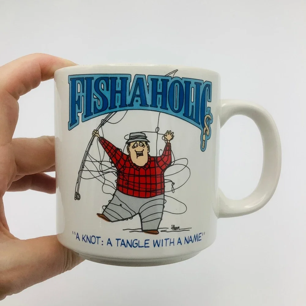 Papel | Dining | Papel Fishaholic Coffee Mug Cup A Knot A Tangle With A ...